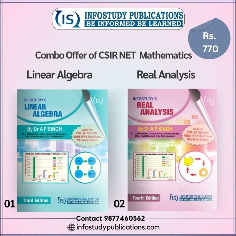 Combo of Real Analysis and Linear Algebra for CSIR NET Maths ...